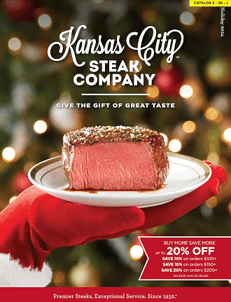 Request Gourmet Steak Catalog | Kansas City Steaks